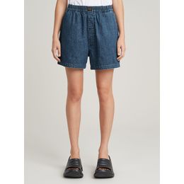 G-Star Raw Trainingsshorts G-STAR "Boxer-Shorts", Damen, Gr. 26, faded indigo ripstop, Obermaterial: 100% Baumwolle, Hosen