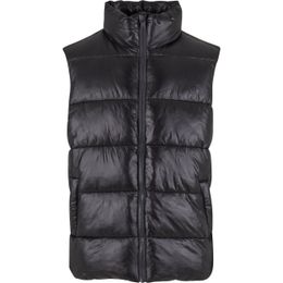 Urban Classics Herren Steppweste "Urban Classics Recycled Big Puffer Vest"schwarz, Gr. L, 100% Polyamid, Westen