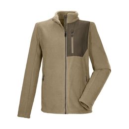 Fleecejacke Killtec "KOW 105 MN FLC JCKT", Damen, Gr. XL, taupe, Obermaterial: 100% Polyester;Obermaterial 2: 100% Polyester;Futter: 100% Polyester, Jacken Fleecejacke