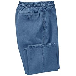 Bequeme Jeans, Herren, Gr. 52, Normalgr&ouml;&szlig;en, blau (blau, bleached), 86% Baumwolle, 12% Polyester, 2% Elasthan, unifarben, lang, Jeans