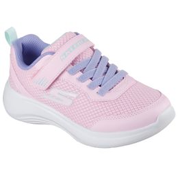 Sneaker Skechers "SELECTORS", M&auml;dchen, Gr. 35, rosa (hellrosa), Lederimitat, Textil, Schuhe Sneaker, Slip-On Sneaker mit Klettverschluss, Gr&ouml;&szlig;enschablone zum Download