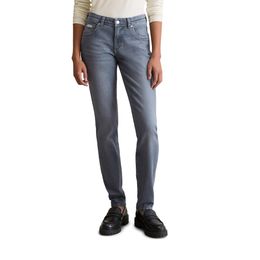Marc O'Polo Slim-fit-Jeans MARC O'POLO DENIM "aus Organic Cotton-Mix", Damen, Gr. 25, Länge 30, light grau, Obermaterial: 98% Baumwolle, 2% Elasthan, unifarben, slim fit normal, Jeans Slim-fit-Jeans