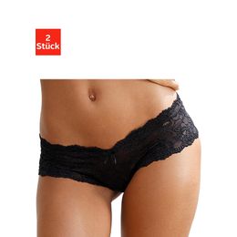 Panty Vivance, Damen, Gr. 36/38, schwarz, Spitze, Obermaterial: 89% Polyamid, 11% Elasthan, figurbetont, Unterhosen Panty, aus elastischer Spitze, sexy Dessous