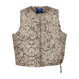 Steppweste PEQUS "PEQUS PEQUS Aether Camo Vest", Herren, Gr. XS, aluminium, 100% Polyester, ohne Ausschnitt, Westen Steppweste