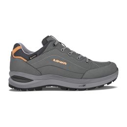 Wanderschuh Lowa "RENEGADE EVO GTX LO WS", Damen, Gr. 39,5, graphit, aprikose, Leder, Schuhe Wanderschuh, wasserdicht und mit Vibram-Sohle