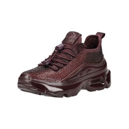Steve Madden Damen Sneaker "Steve Madden Sneaker Lederimitat/Textil", Gr. 41cherry, Lederimitat, Textil, Schuhe