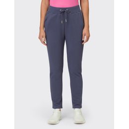 Sweathose Venice Beach "JOGGNINGHOSE SHERLY", Damen, Gr. M (40), N-Gr, blau mussel, Obermaterial: 93% Baumwolle, 7% Elasthan, Hosen Sweathose