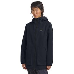 Funktionsparka Jack Wolfskin "TERRAVIEW 2L PARKA W", Damen, Gr. L (42/44), blau (schwarz, navy), Obermaterial: 100% POLYESTER; Futter: 100% POLYESTER, Jacken