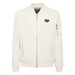 Blouson Philipp Plein "Bomber", Damen, Gr. L, 06, beige, Obermaterial: 100% Polyester; Futter: 100% Polyamid; F&uuml;llung: 100% Polyester, Jacken Blouson