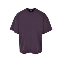 T-Shirt Urban Classics "Urban Classics Herren Ultra Heavy Oversized Tee", Damen, Gr. L, lilanight, 100% Baumwolle, unifarben, oversize, Rundhals, Shirts T-Shirt