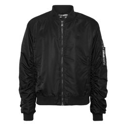 Blouson Plein Sport "Icon", Jungen, Gr. S, schwarz (02, schwarz), Obermaterial: 100% Polyamid; Futter: 100% Polyester; Füllung: 100% Polyester, Jacken Blouson