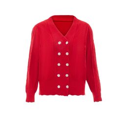 Carato Knit Cardigan female Red size XS/S