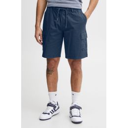 Cargoshorts Blend "BHShorts", Herren, Gr. L, US-Größen, marineblaus, Web, 97% Baumwolle, 3% Elasthan, unifarben, regular fit ca. Mitte Knie, Hosen, Stilvolle Cargo Shorts mit Taschen