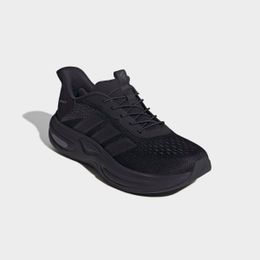 Herren Walkingschuh "CLOUDFOAM CUXXION RAPIDFIT", adidas Sportswear, Gr. 44,5core schwarz, carbon, grau six, Synthetik, Textil, Schuhe