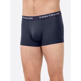 Panty Tom Tailor, Herren, Gr. 4, 3 Stk., bunt (marine, rot, grau, meliert), 95% Baumwolle, 5% Elasthan, Unterhosen Panty