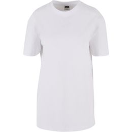 Urban Classics Damen T-Shirt "Urban Classics Damen Ladies Oversized Boyfriend Tee"wei&szlig;, Gr. L, unifarben, 100% Baumwolle, Shirts