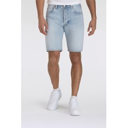 Levi's Jeansshorts LEVI'S "501", Herren, Gr. 33, N-Gr, light thread ltwt sh, Denim/Jeans, Obermaterial: 100% Baumwolle, normal, Jeans Jeansshorts, Sommerhose FRESH COLLECTION, 501 collection