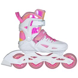 Powerslide Inlineskates "Universe Pink 4W Kids adj", 29/32 (bis 80 kg)weiß, Inlineskates_Rollschuhe