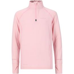 Funktionsshirt Endurance "LYLE JR.", Jungen, Gr. 116, pink, 88% Polyester, 12% Elasthan, meliert, normal, hoch geschlossener Ausschnitt, Shirts Funktionsshirt, mit innovativer Quick Dry-Technologie