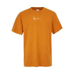 T-Shirt Karl Kani "Karl Kani Herren", Damen, Gr. S, cognac, 100% Baumwolle, bedruckt, normal, Rundhals, Shirts T-Shirt