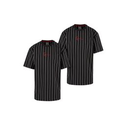 T-Shirt Karl Kani "Karl Kani Herren", Damen, Gr. M, schwarz, 100% Baumwolle, gestreift, oversize, Rundhals, Shirts T-Shirt