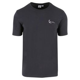 Karl Kani Herren T-Shirt "Karl Kani Karl Kani Small Signature Fitted Tee"schwarz, Gr. XXS, bedruckt, 95% Baumwolle, 5% Polyester, Shirts