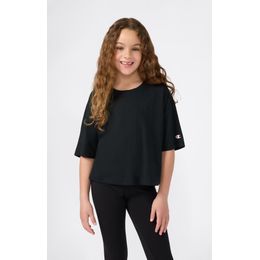 T-Shirt Champion "ICONS Crewneck T-Shirt", Jungen, Gr. L (152/158), nbk, Obermaterial: 100% Baumwolle, Shirts T-Shirt