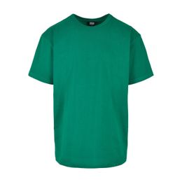 T-Shirt Urban Classics "Urban Classics Herren Oversized Tee", Damen, Gr. L, junglegr&uuml;n, 100% Baumwolle, unifarben, oversize, Rundhals, Shirts T-Shirt