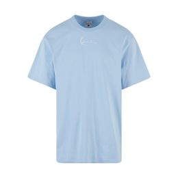 T-Shirt Karl Kani "Karl Kani Herren", Damen, Gr. M, lightblau, 100% Baumwolle, bedruckt, loose fit, Rundhals, Shirts T-Shirt