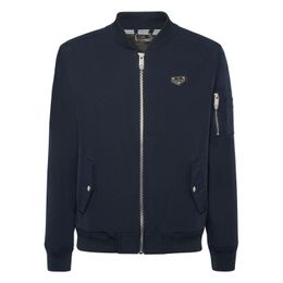 Blouson Philipp Plein "Bomber", Damen, Gr. 4XL, 24, navy, Obermaterial: 100% Polyester; Futter: 100% Polyamid; Füllung: 100% Polyester, Jacken Blouson