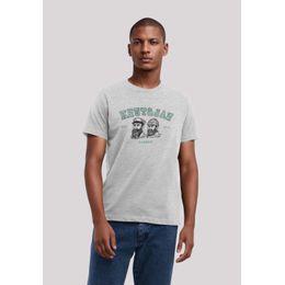 T-Shirt F4NT4STIC "Knut und Jan Hamburg Vintage Seemänner", Herren, Gr. L, grau melange, Obermaterial: 100% Baumwolle, regular fit, Rundhals, ohne Bündchen, Shirts T-Shirt, Premium Qualität