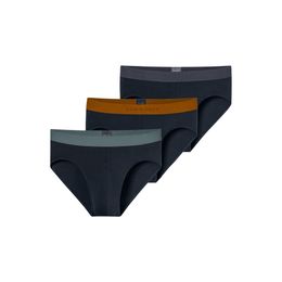 Rioslip Schiesser "95/5 Multipacks", Herren, Gr. 7, sortiert 12, Single Jersey, Obermaterial: 95% Baumwolle, 5% Elasthan, eng, Unterhosen, mit sportlichem Logo-Webgummibund