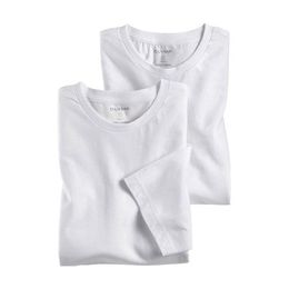 T-Shirt OLYMP "Casual", Herren, Gr. XXL, wei&szlig;, Obermaterial: 100% Baumwolle, Rundhals, Shirts T-Shirt