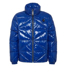 Philipp Plein Damen Blouson "Hexagon"14, dunkelblau, Gr. 5XL, Obermaterial: 100% Polyamid; Futter: 100% Polyamid; Füllung: 100% Polyester, Jacken