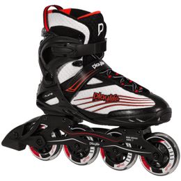 Inlineskates Playlife "Flyte Black 84" Gr. 40, rot, Inlineskates_Rollschuhe, 40 (bis ), Nylon