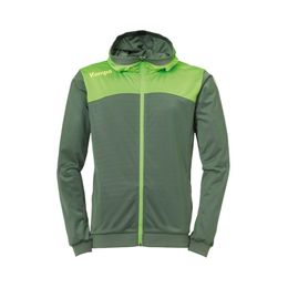 Kempa Trainingsjacke 'Emotion' Herren Gr&ouml;&szlig;e M khaki / apfel