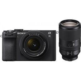 Sony Alpha ILCE-7C II schwarz + 28-60mm + 70-300mm f4,5-5,6 - abzgl. 200,00€ Winter Cashback
