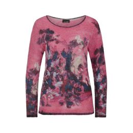 GOLDNER Pullover Damen Gr&ouml;&szlig;e XXL navy / hellblau / hellgrau / magenta