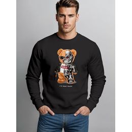 Neverless Sweatshirt 'Teddy Robot' male Black size 5XL