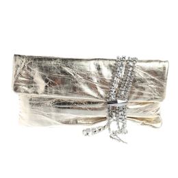 Jimmy Choo Clutch Damen Gr&ouml;&szlig;e One Size Second Hand gold