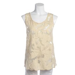 TWINSET Twin Set Top / Seidentop Damen Gr&ouml;&szlig;e M Second Hand beige