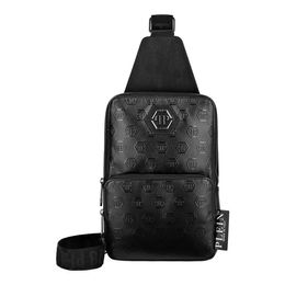 Philipp Plein Hobo Bags - Umh&auml;ngetasche Monogram - Gr. unisize - in Schwarz - f&uuml;r Damen