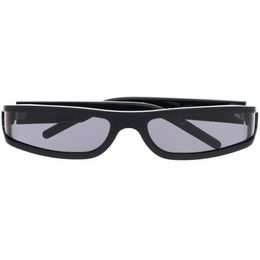 Rick Owens Sonnenbrillen - Sunglasses Fog Black Temple/black Lens - Gr. unisize - in Schwarz - f&uuml;r Damen