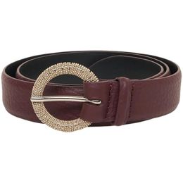 ORCIANI G&uuml;rtel - Cintura con dettaglio borchie - Gr. 85 - in Rot - f&uuml;r Damen