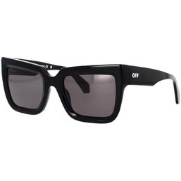 Off-White Sonnenbrille - Firenze Logo Sunglasses - Gr. unisize - in Schwarz - f&uuml;r Damen