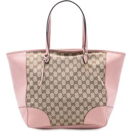 Gucci Shopper - GG Canvas Bree Zippered Tote - Gr. unisize - in Braun - f&uuml;r Damen