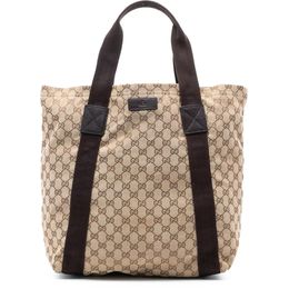 Gucci Shopper - GG Canvas Tote - Gr. unisize - in Braun - f&uuml;r Damen