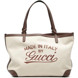 Gucci Shopper - Canvas Craft Tote - Gr. unisize - in Braun - f&uuml;r Damen