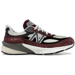 New Balance Low-Top Sneaker - New Balance 990v6 MiUSA Dark Ember Afterglow - Gr. 37 (EU) - in Wei&szlig; - f&uuml;r Damen