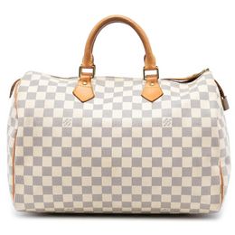 Louis Vuitton Crossbody Bags - Damier Azur Speedy 35 - Gr. unisize - in Wei&szlig; - f&uuml;r Damen
